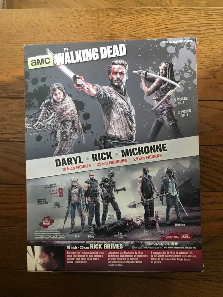 Walking Dead Rick Vigilante Action Figure Unopened, Damage to Box ...