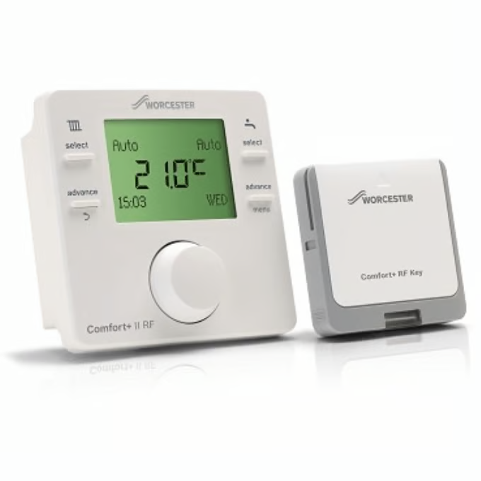 Worcester Bosch Comfort+ II Wireless Thermostat & Comfort+ Boiler Timer ...