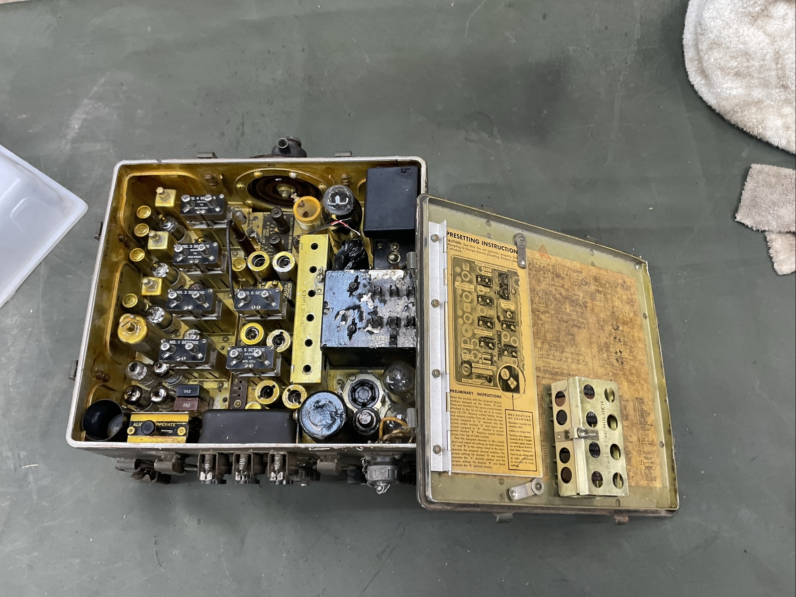 Military Radio WwII Receiver Transmitter Transceiver JEEP Bc-1335 ...