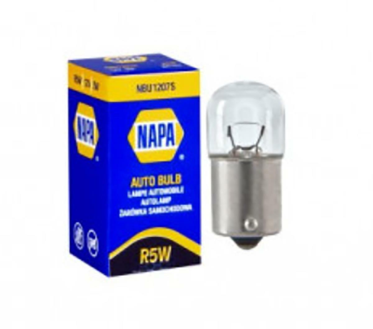 10 x NAPA Auxiliary Miniature Bulb R5W 12V 5W BA15s (NBU1207S) | eBay
