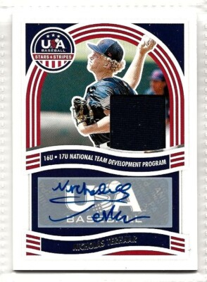 2024 Panini USA Stars and Stripes Nicholas Terhaar Auto/GU #NTS-NT 16U / 17U | eBay