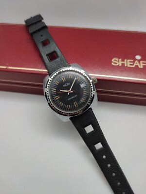 Skin Diver Tucah Vintage Watch Manual Winding Swiss Made 1970s Mens ...