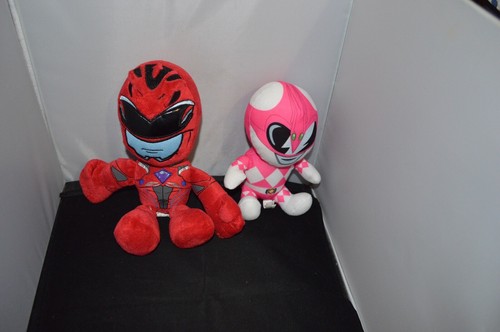 Power Rangers Red Ranger 11” & 8" Pink Plush Doll Figure T5 Plush | eBay