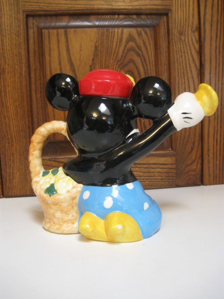 Disney Minnie Mouse Flower Basket Watering Can Pitcher -Treasure Craft ...