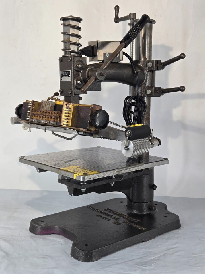 Kwikprint Hot Stamping Machine Model 86 AND STAMPS | eBay