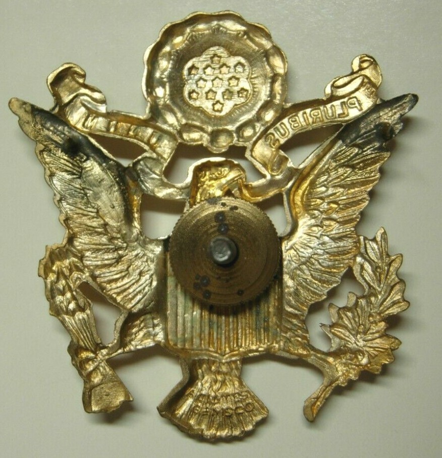 WW2 "GEMSCO" US Army Officer's Hat Badge "ACID TEST" | eBay