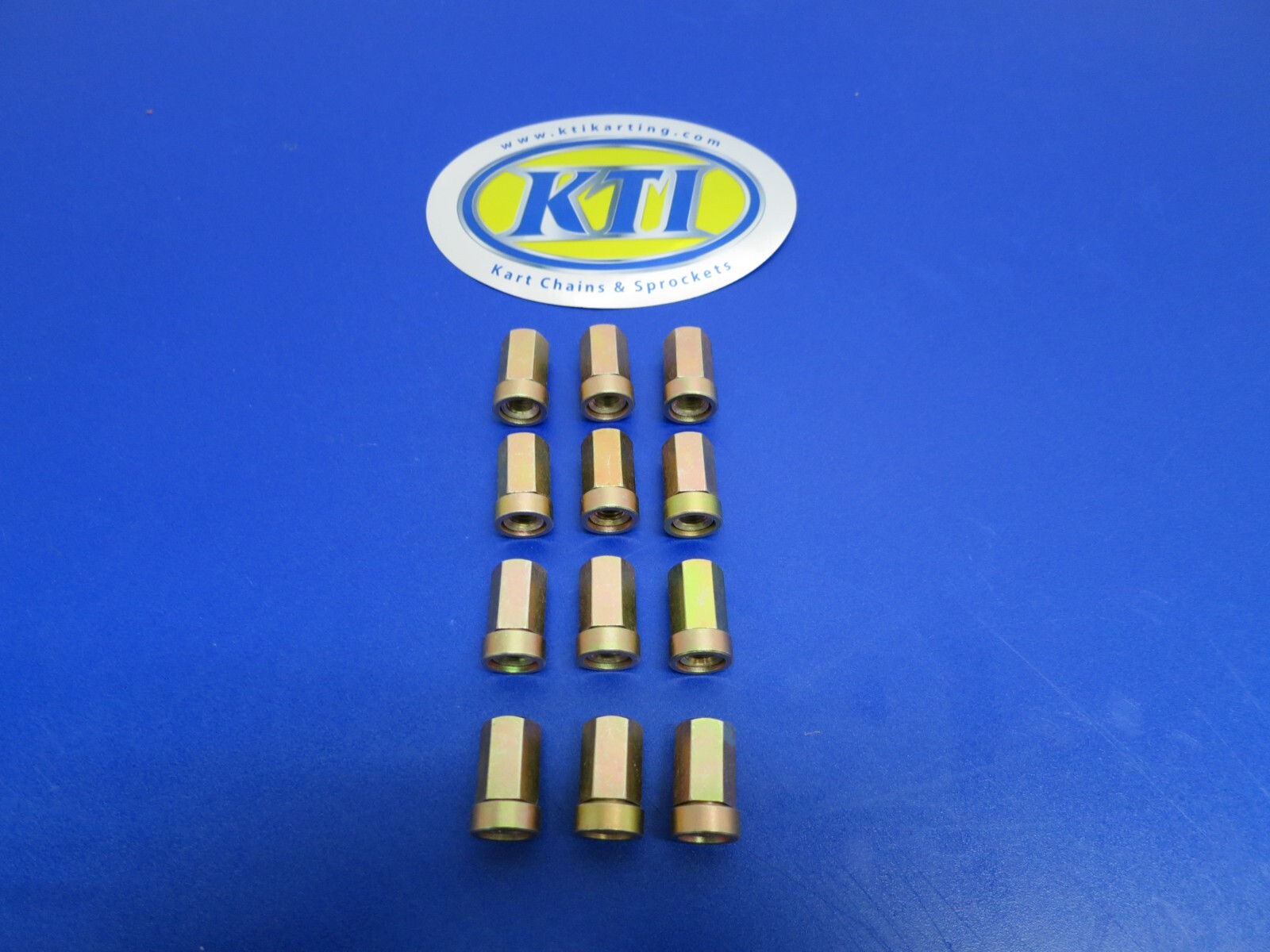 KART RACING KTI WHEEL NUTS WITH SWIVEL WASHER COMPLETE SET OF 12 X M8 ...