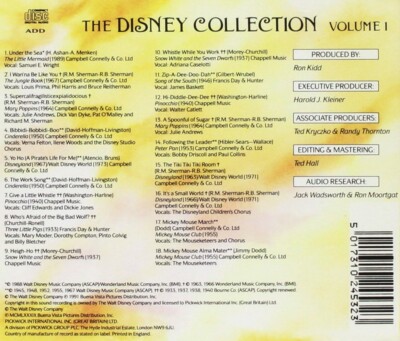 VARIOUS - Disney Collection Vol.1 - CD - NEW 5017310245323| eBay