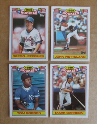 1990 TOPPS BASEBALL GLOSSY ROOKIES COMMEMORATIVE SET COMPLETE YOUR SET ...