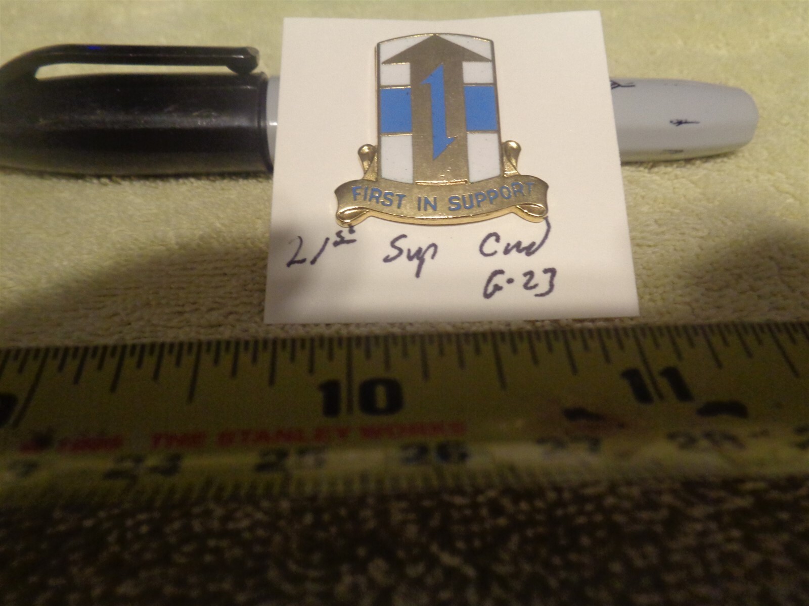 21st Support Command G-23 Unit Crest, DI, DUI (DRAW#94) | eBay
