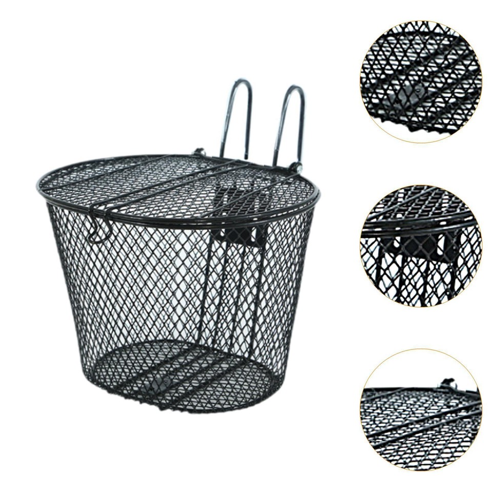 Front Bike Basket with Lid Hanging Bike Basket for Road Bikes Adult ...