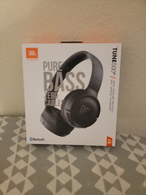 JBL Tune 500BT Wireless On-Ear Headphones ~ Black New 50036355674| eBay