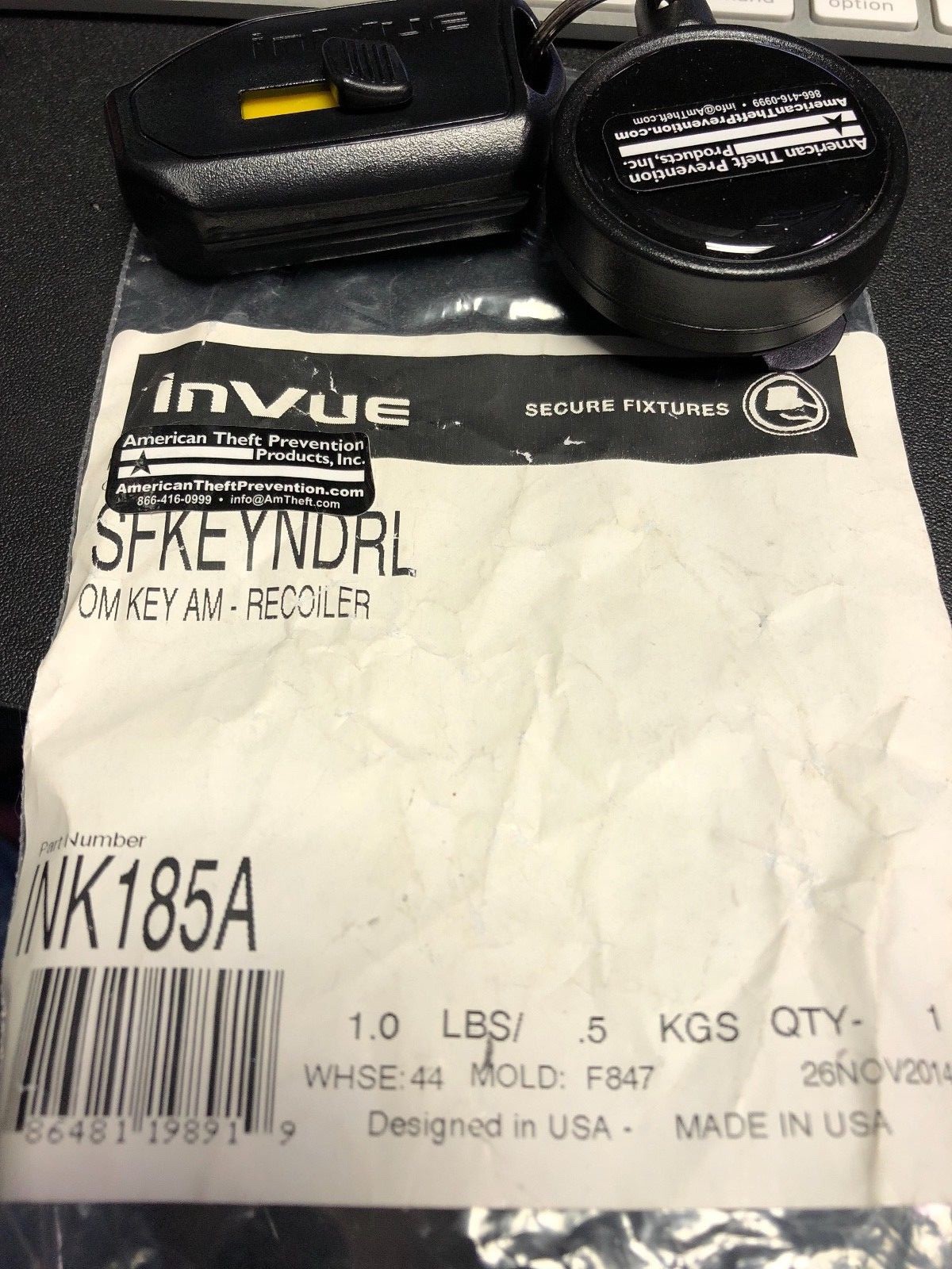 300 InVue SH500 Security Hook PEGBOARD Theft LOCK's+om am Key Recoiler ...