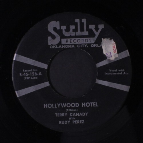 TERRY CANADY: hollywood hotel / scotch and soda Sully Records 7" Single ...