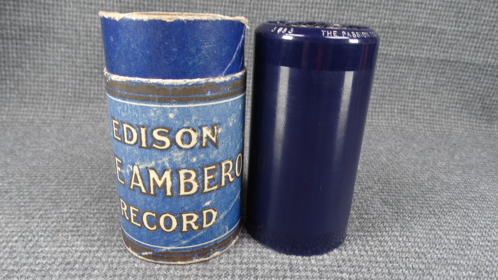 Edison Blue Amberol Record Cylinder 3683 "The Passion Dance" Peerless ...