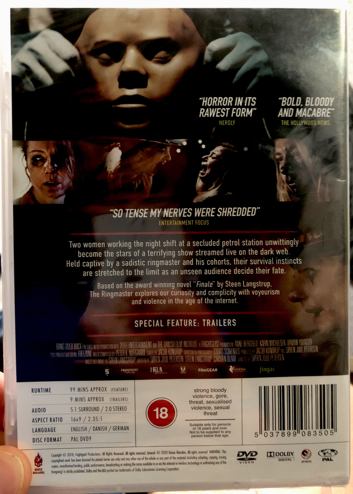 The Ringmaster DVD (2020) Anne Bergfeld Horror for sale online | eBay