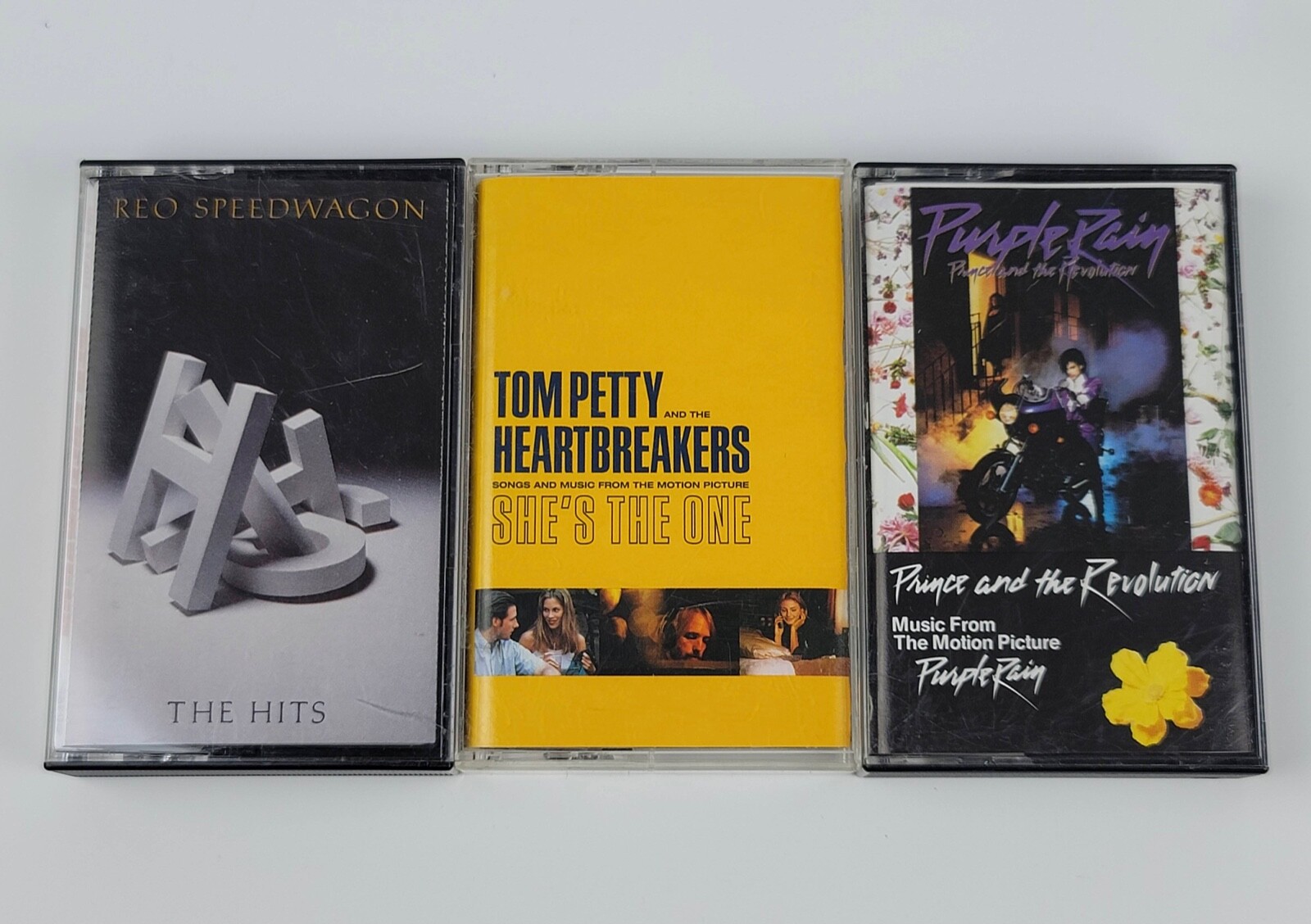 Lot 9 Rock music Cassette tapes Van Halen REO Speedwagon CCR Prince ...