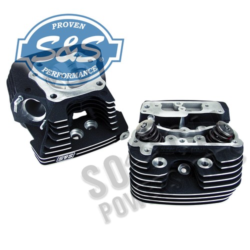 S&S Cycle Super Stock EVO Cylinder Heads - Black - 90-1504 | eBay