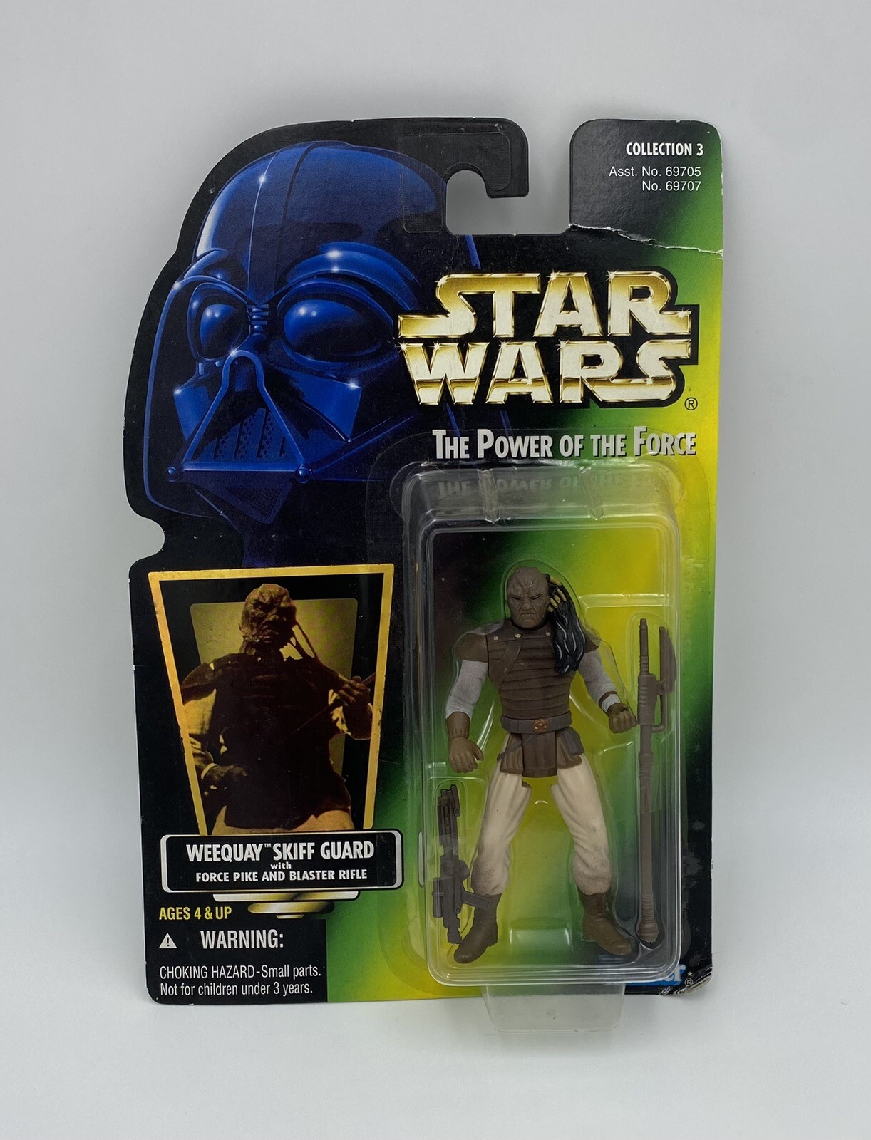 Star Wars The Power of Force WEEQUAY SKIFF GUARD Action Figure ...