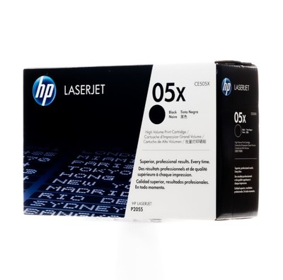 Genuine HP 05X Black High Yield Toner Cartridge CE505X | eBay
