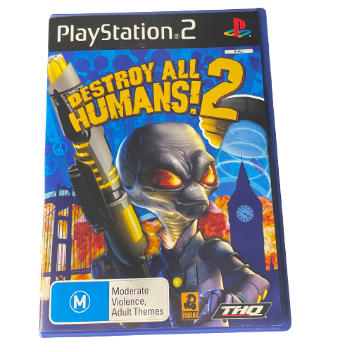 Destroy All Humans 2 | Sony PlayStation 2 PS2 PAL Game No Manual | Au ...