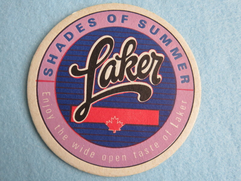 BEER Pub COASTER ~ WATERLOO Brewing Co Wide Open Taste of Laker Lager ...