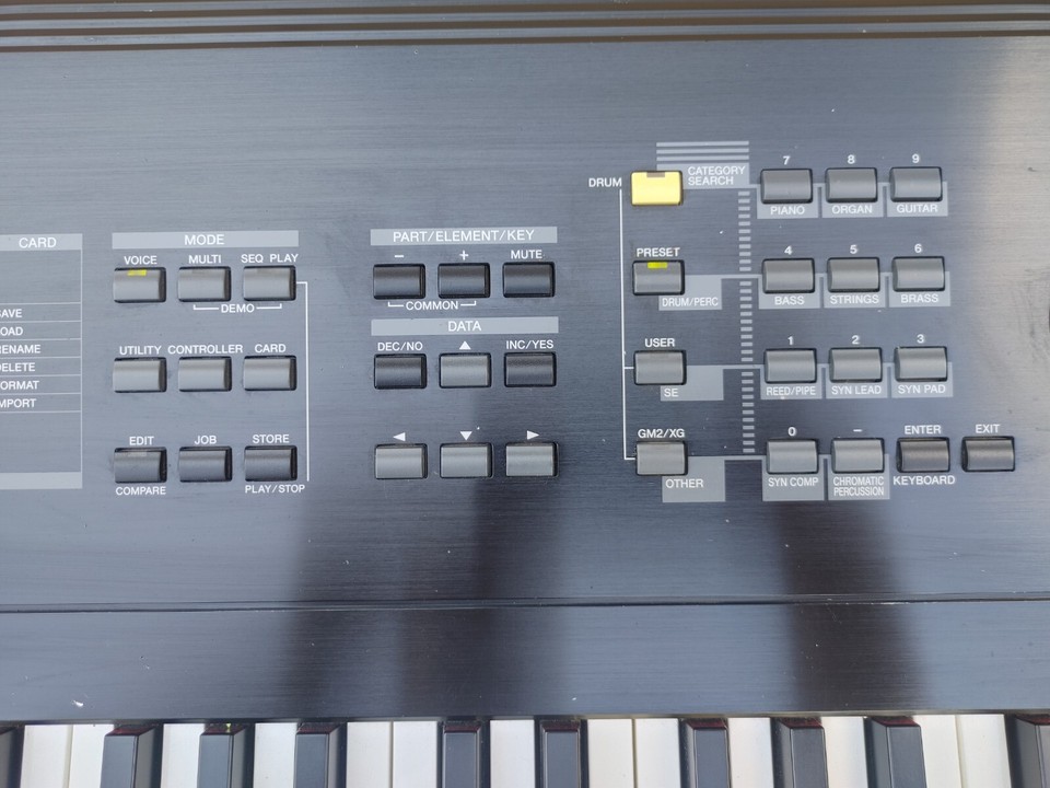 YAMAHA S08 Keyboard Synthesizer Electronic Piano: S-08: 88 Weighted ...