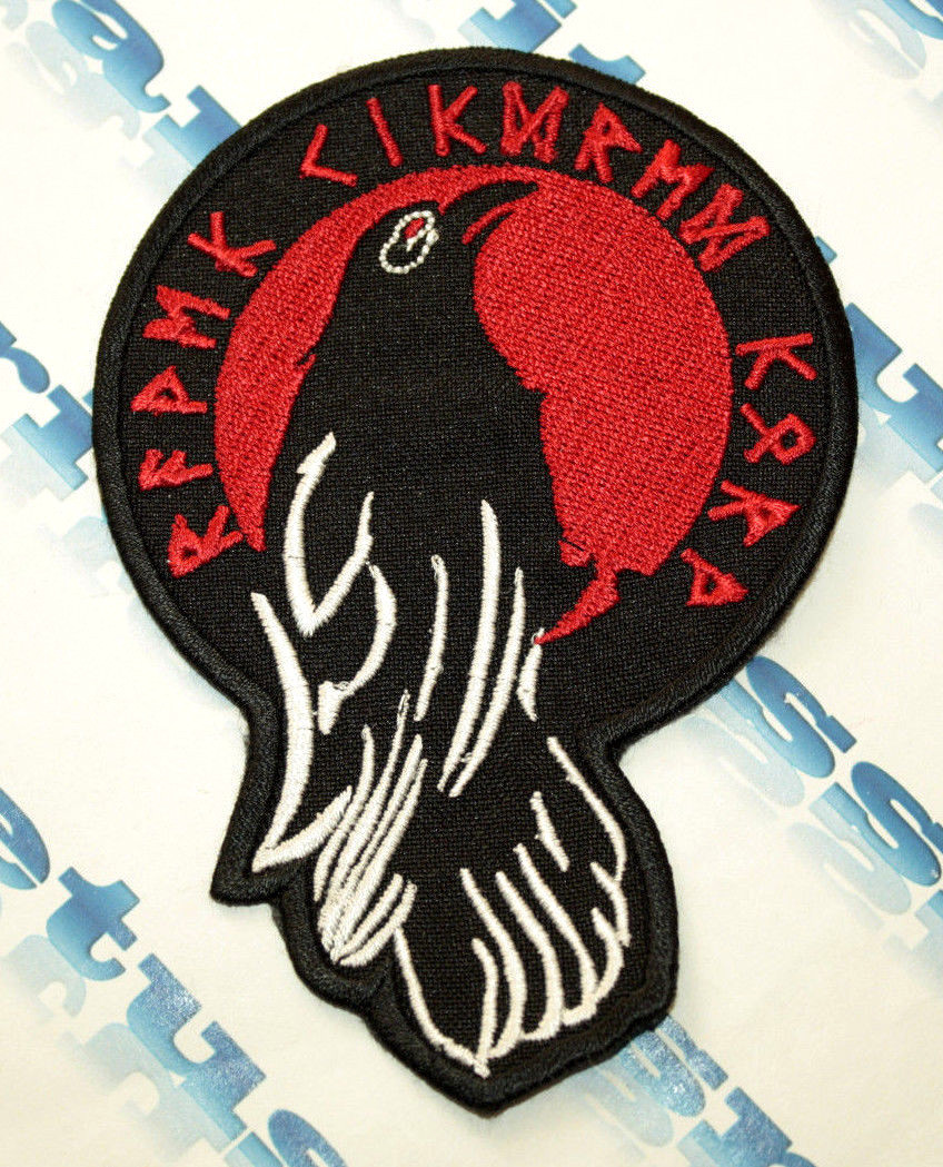 Morale Patch Black Raven VIiking Nordic Mithology HOOK LOOP | eBay