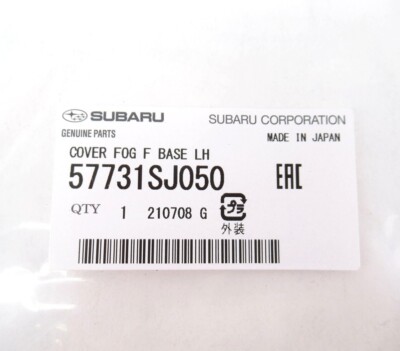 Genuine OEM Subaru 57731SJ050 Driver LH Fog Light Trim Bezel 2019-2021 ...