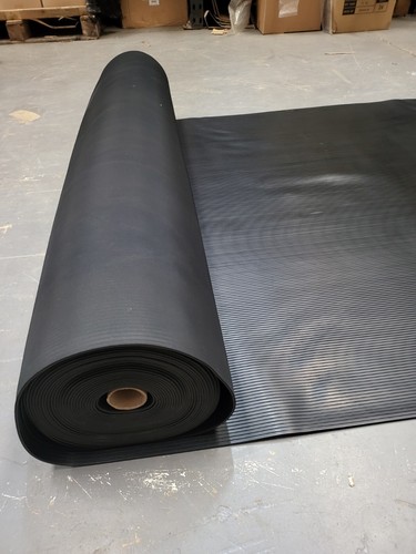 BENCH & WORKTOP PROTECTOR RIBBED RUBBER MATTING 1.2M WIDE 3MM THICK ...