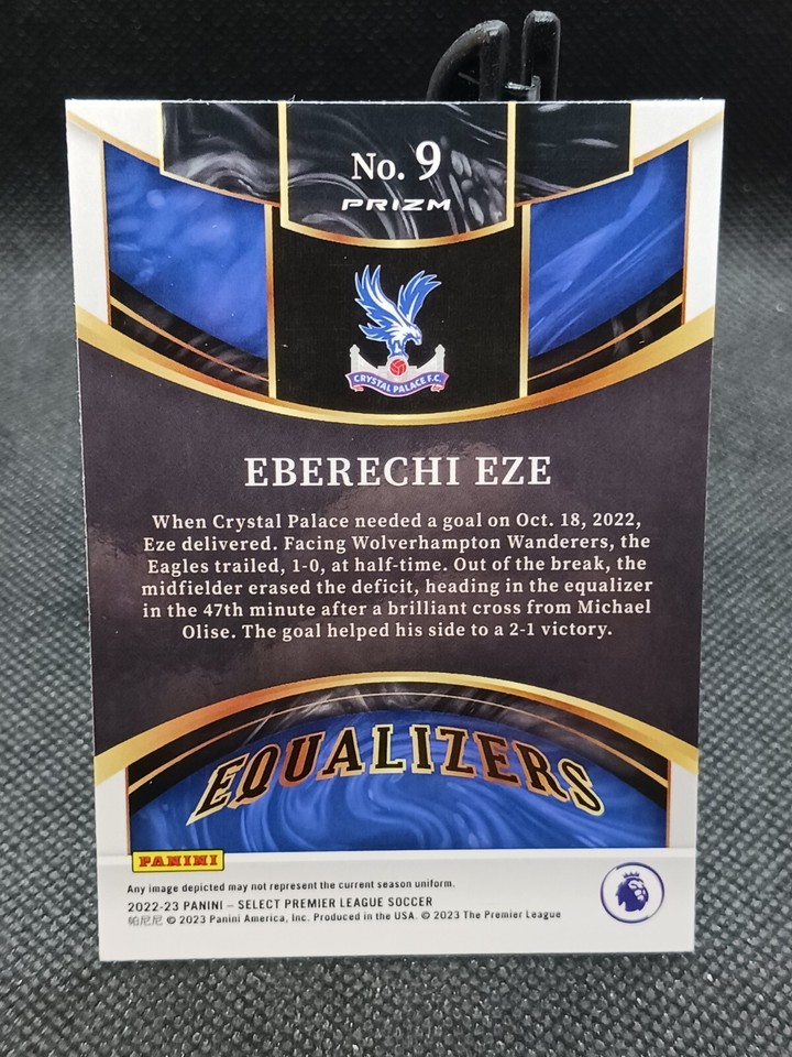 2022-23 Select Equalizers Insert - Eberechi Eze #9 Crystal Palace | eBay