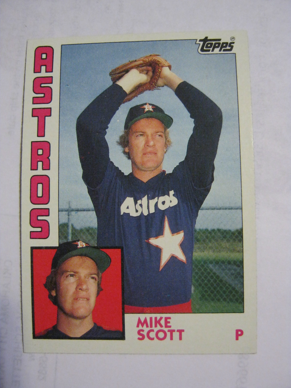 1984 Topps #559 Mike Scott Baseball Card, (GS23-24) | eBay