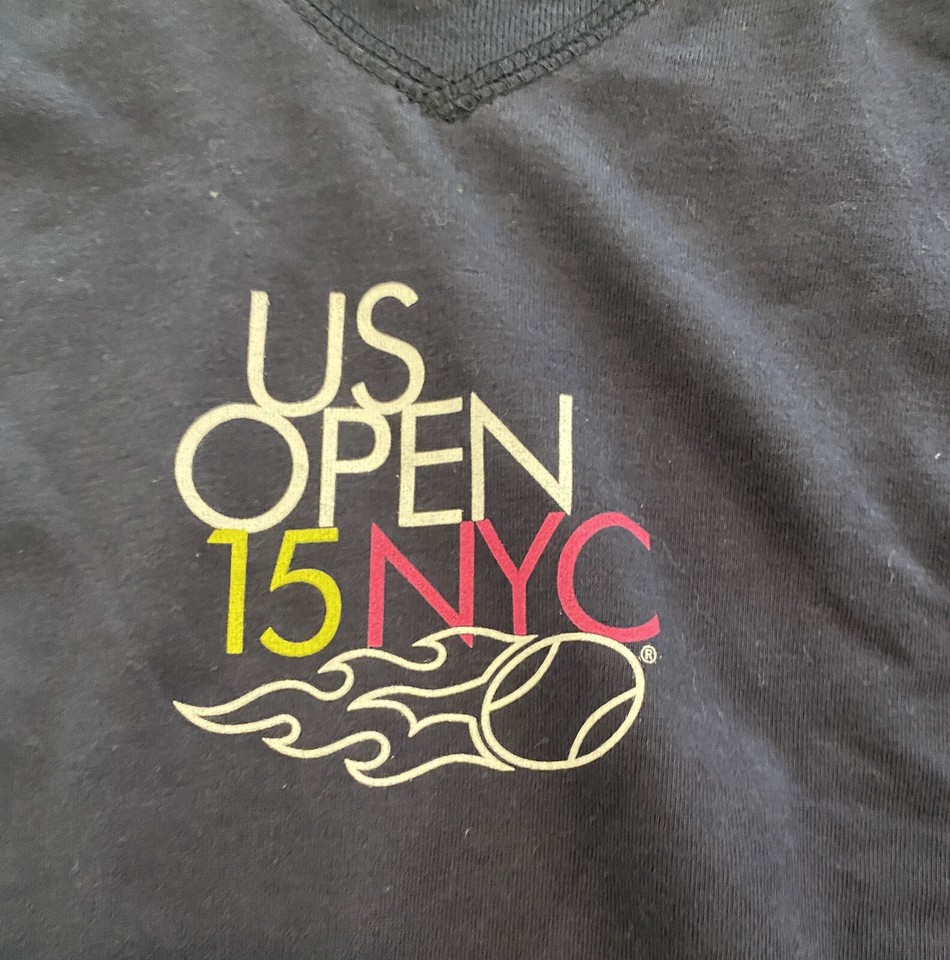 US Open 2015 NYC Lightweight Womens Medium Sweater Hoodie | eBay