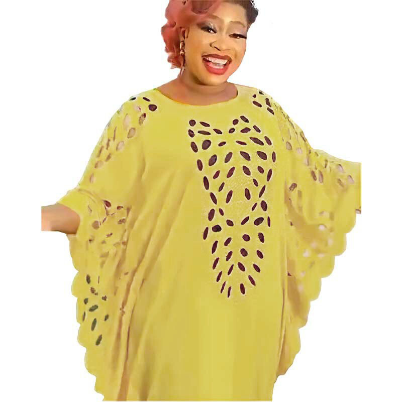 African Dashiki Long Maxi Dress Women Muslim Abaya Robe Kaftan Oversize ...