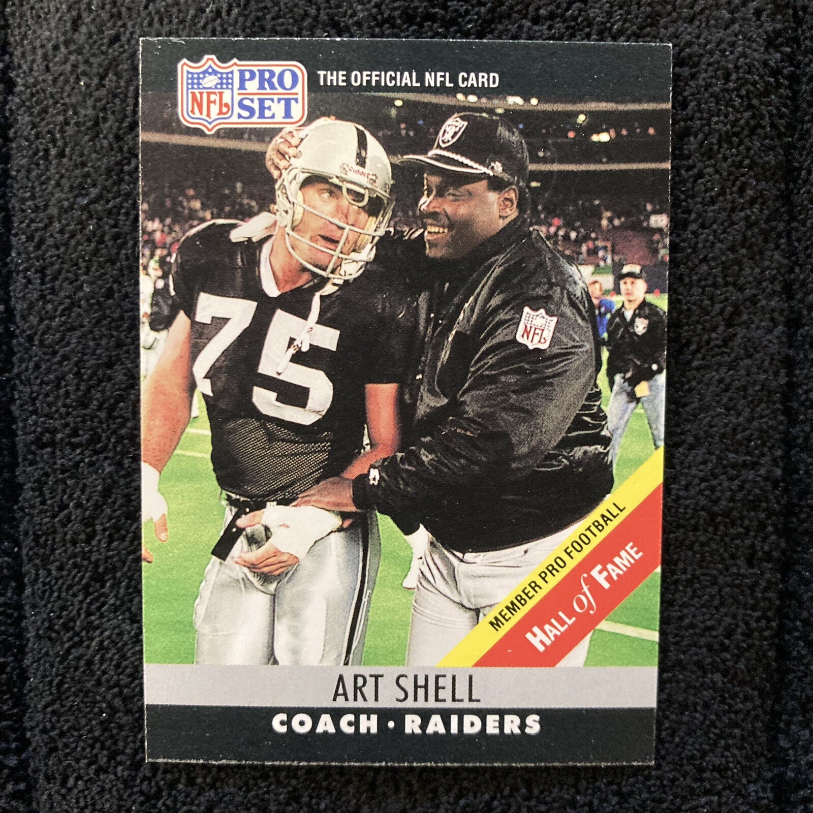 ART SHELL 1990 ProSet Los Angeles Oakland RAIDERS HOF Coach Football ...