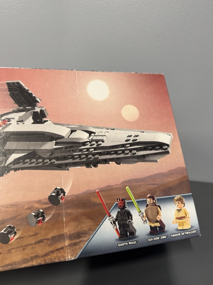 Lego 75383 Sith Infiltrator Sealed with Rare Variant Qui-Gon Jinn | eBay