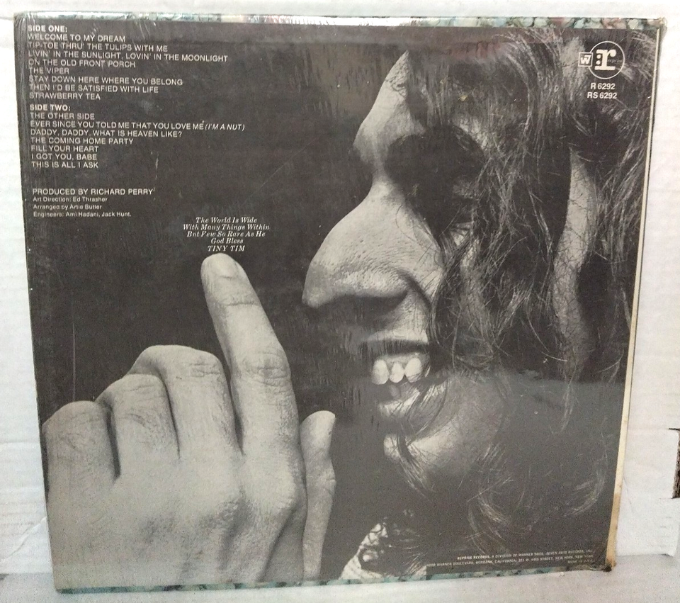 Tiny Tim - God Bless Tiny Tim LP Vinyl Reprise RS 6292 in shrink! | eBay
