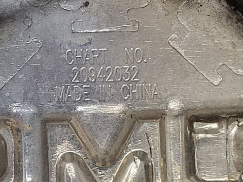 22" GMC WHEEL 2014-2022 CHROME CENTER CAP 20984065 OEM 14-22 | eBay