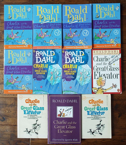 Lot 11 Charlie and the Great Glass Elevator Class Set Roald Dahl Guided ...