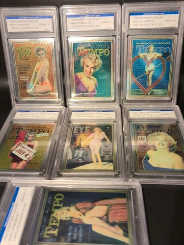 lot of 7 Vtg 1993 collector Marilyn Monroe IGS 10 Gem Mint /#1 Of 600 Card's B35 | eBay