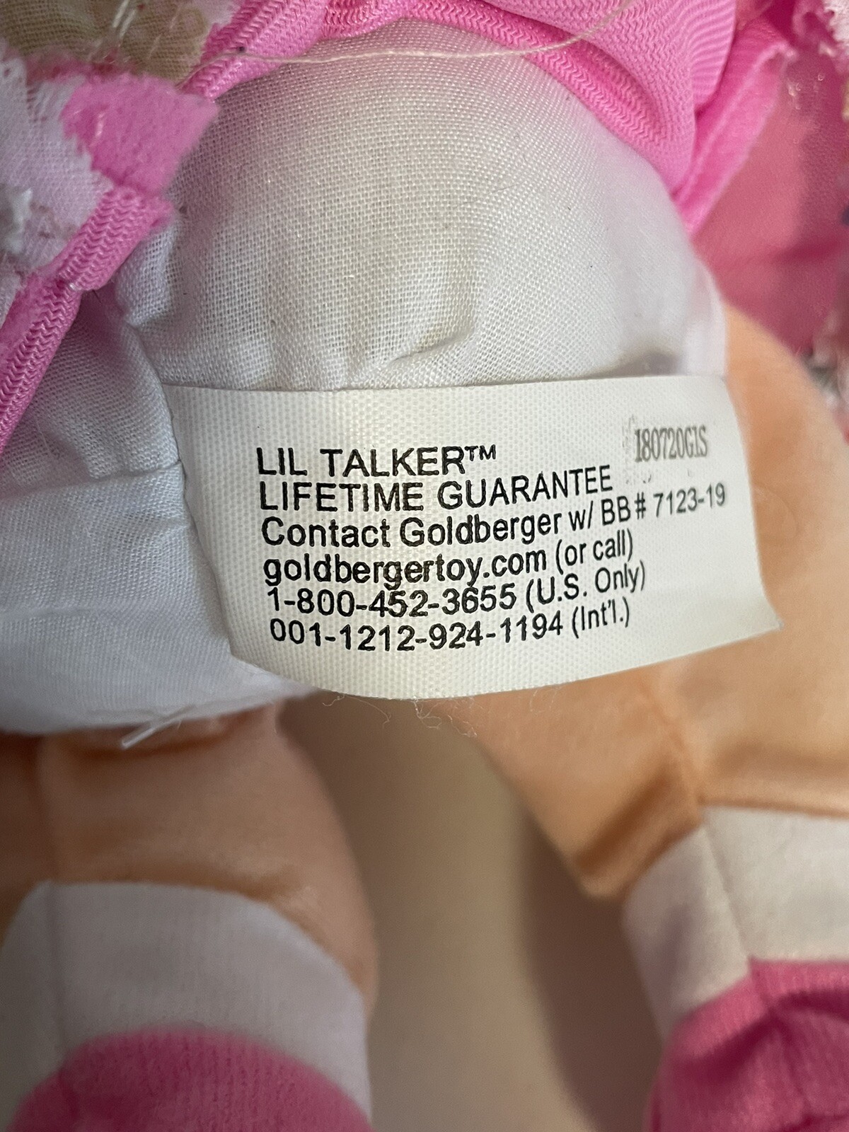 Baby's First Little Talker Doll 12" Blonde Hair Blue Eyes 20+ Phrases Soft Body | eBay