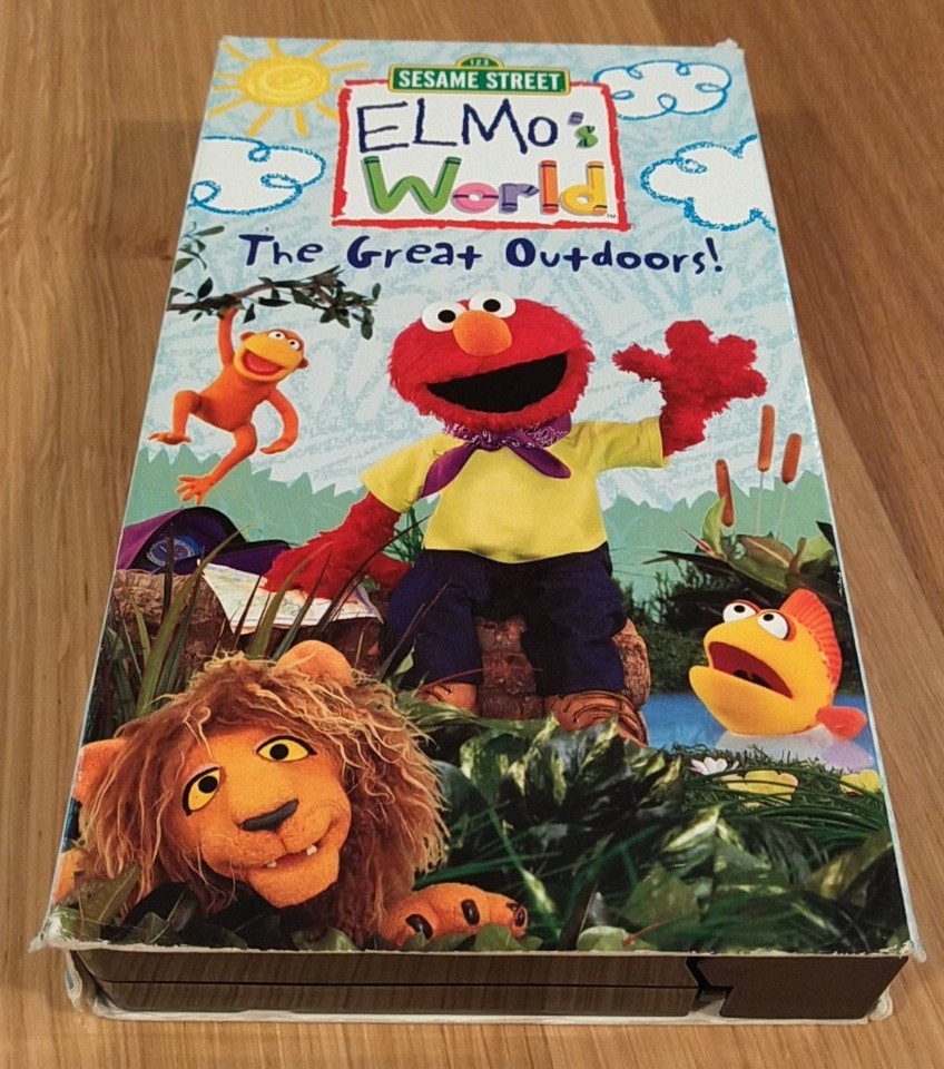 Elmo's World The Great Outdoors! VHS 03 Sesame Street Elmos Fish ...