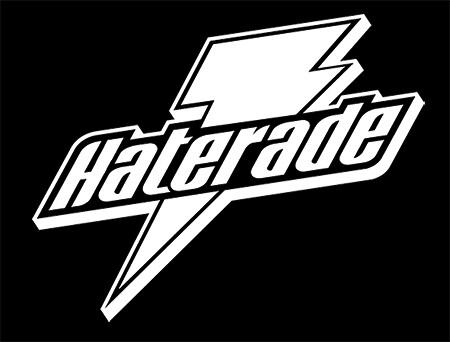x1 Haterade" Gatorade vinyl decal JDM funny 4 cylinder, 6 cylinder ...