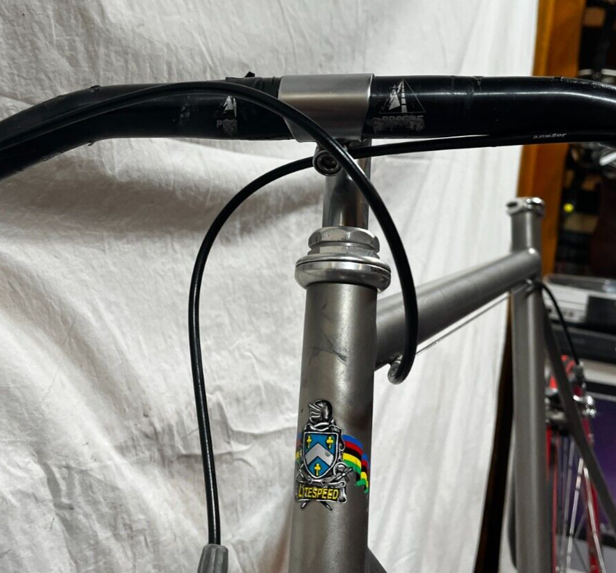 Litespeed Tachyon 58cm C-T Titanium Road Frame Carbon Fork Shimano ...