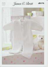 Jacket and Hat JB171 Knitting Pattern James C Brett Flutterby Chunky ...