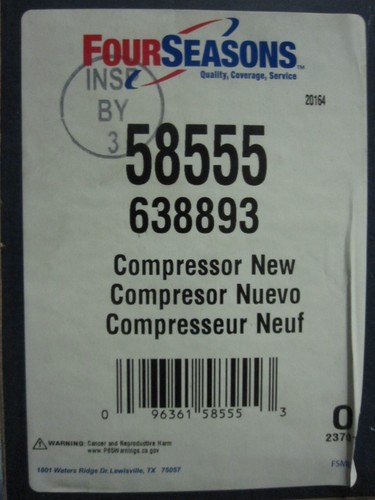 A/C Compressor-New Compressor 4 Seasons 58555 for sale online | eBay