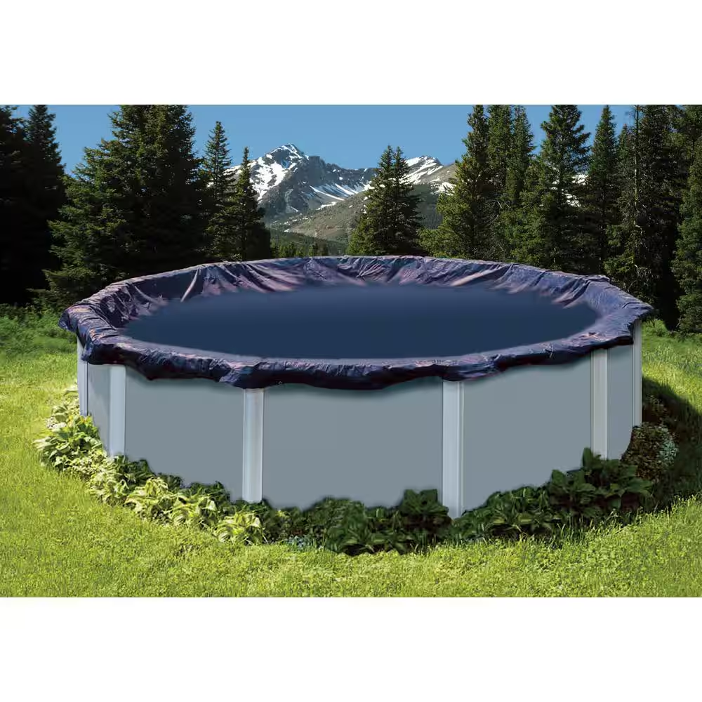 30 ft. Round Blue Winter Pool Cover - Above-Ground | eBay