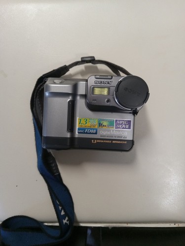 Sony Mavica MVC-FD88 1.3MP Digital Camera - Metallic gray for sale ...