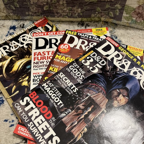 Dragon Magazine #300, 301, 302,305 2003 Paizo 2002 & 2003 randoms | eBay