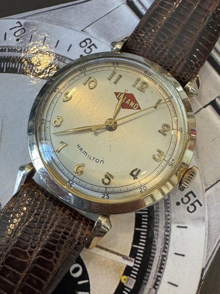 Vintage Hamilton 10K Gold Filled Inland Steel Watch 735 18J 1960 ...